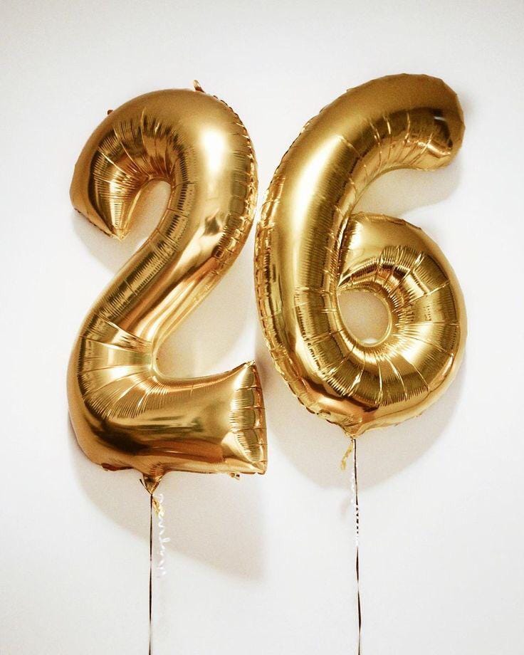 TWENTY — SIX. Twenty-Five was a long year, filled… | by ToyosiF | Medium