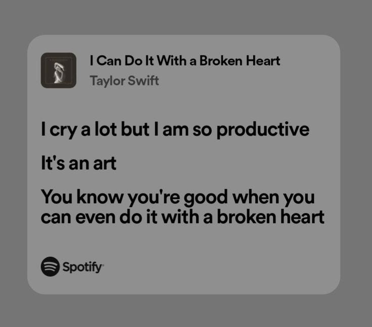 I can do it with a broken heart. But I won’t just do it; I’ll excel at… | by Ria M. | Medium