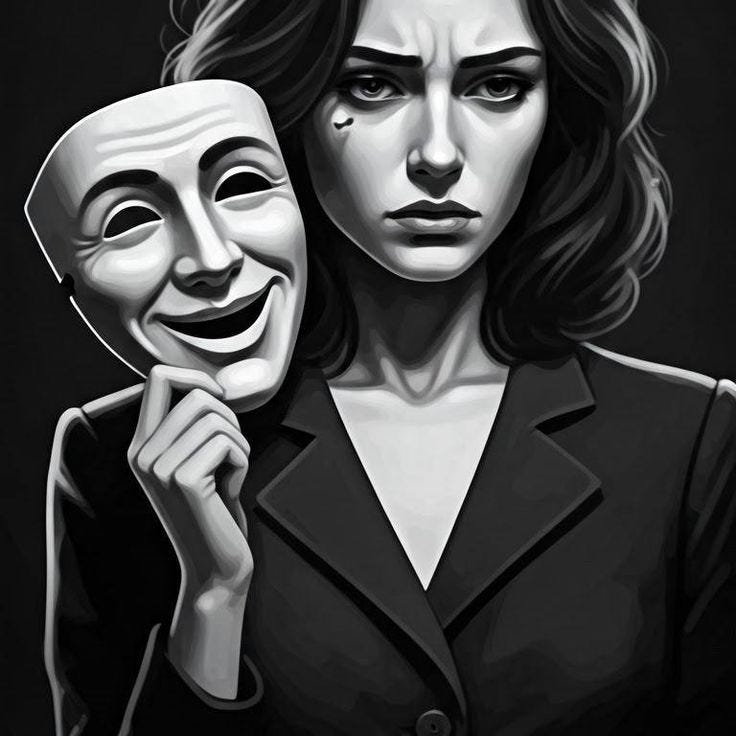 The Mask We Wear. “Seeing someone you don’t recognize in… | by Sazy 🕊️ ...