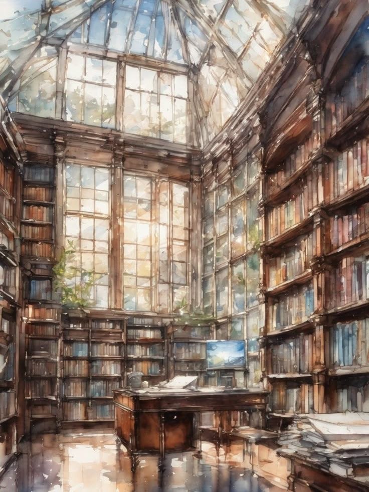 She had a library - SAM - Medium