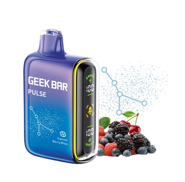Blissful Flavor with Berry Bliss Geek Bar Pulse 15000 Puffs Disposable ...