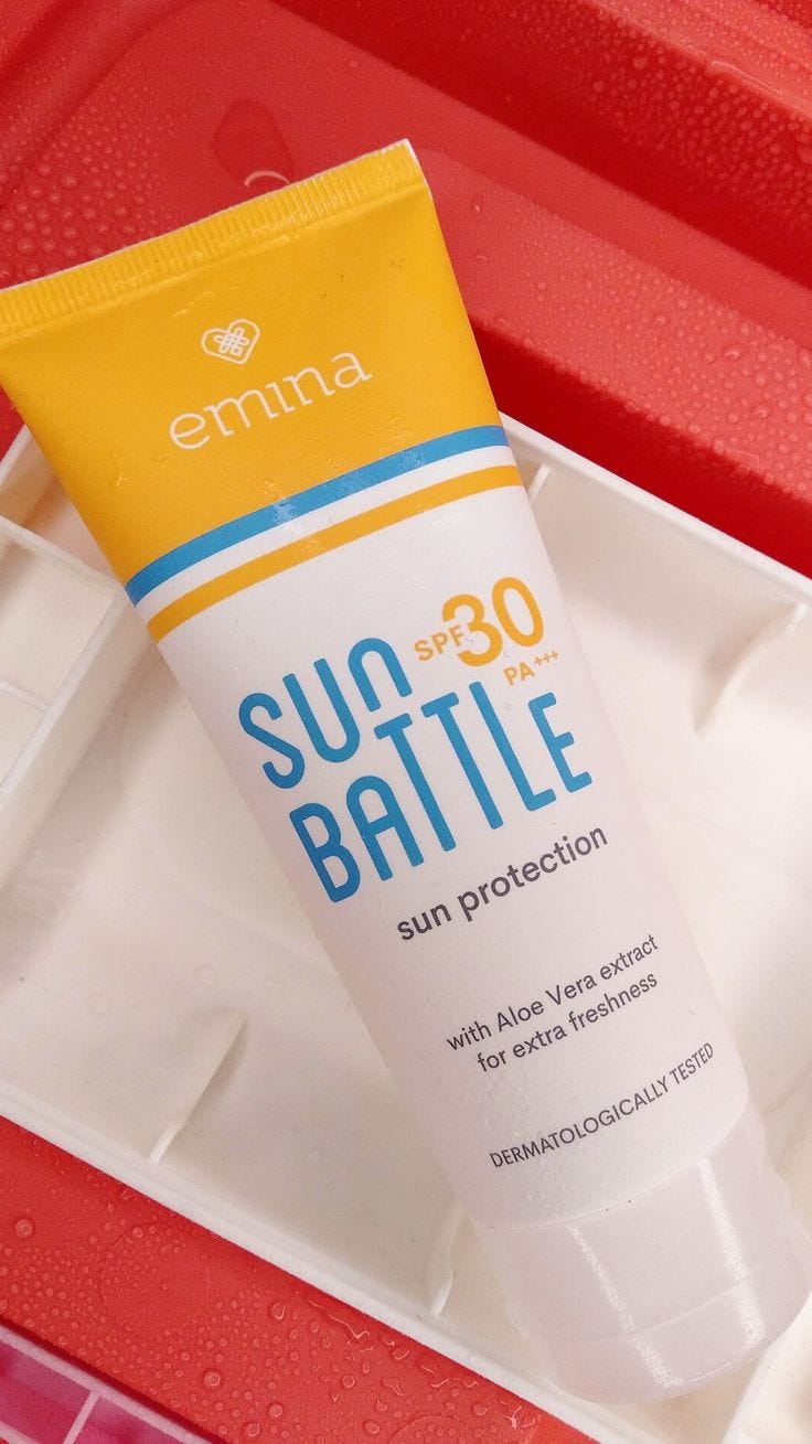 Siapapun bisa 2 Kali Lebih Cerah dengan Emina Sun Battle SPF 30 Grow ...