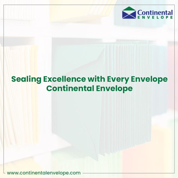 Excellence in Every Envelope - Continental Envelope - Medium