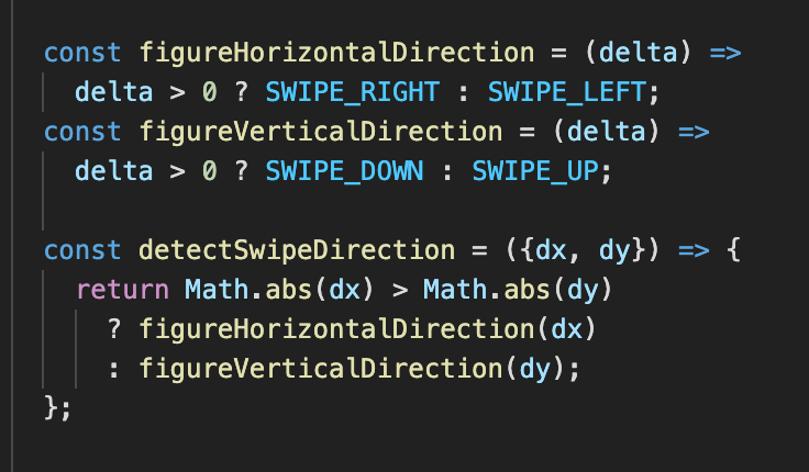 Creating a component with swipe gesture recognition in React Native ...