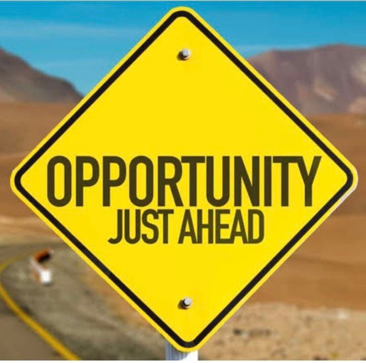 Action Creates More Opportunity. Opportunity handled well unlocks more ...