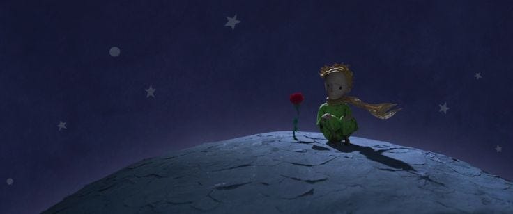 The Little Prince. With a rose. | by Amone. | Medium