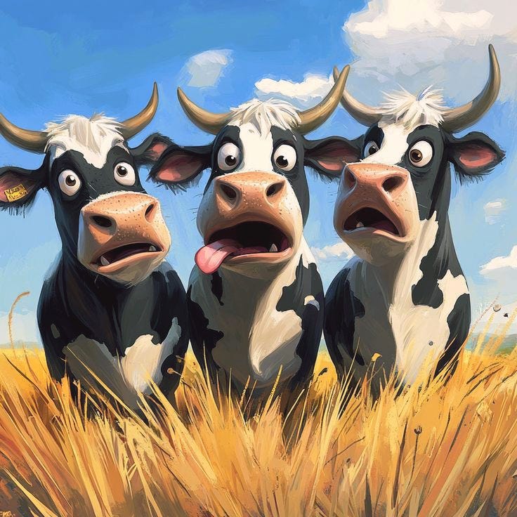 Cow Burps Are Warming the Earth. How exactly? | by Caleb | Restless ...