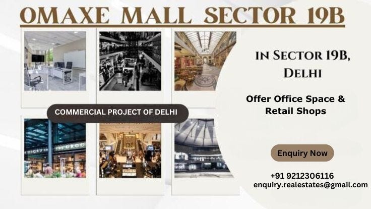 Secure Your Space at Omaxe Commercial Project Dwarka | by Omaxe ...