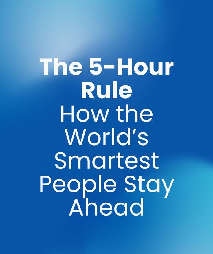 THE 5 HOUR RULE. 1% More Each Day Revolutionizes… | by Uniquesam | Sep ...
