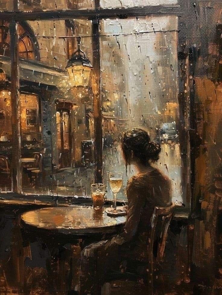 It’s raining again. I can’t make out if it is the clouds or the rain ...