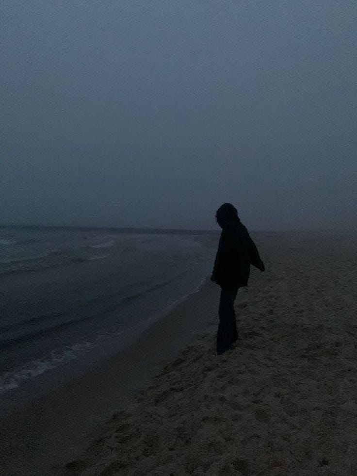 Unseen, untouched by the comfort of belonging, A shadow wandering ...