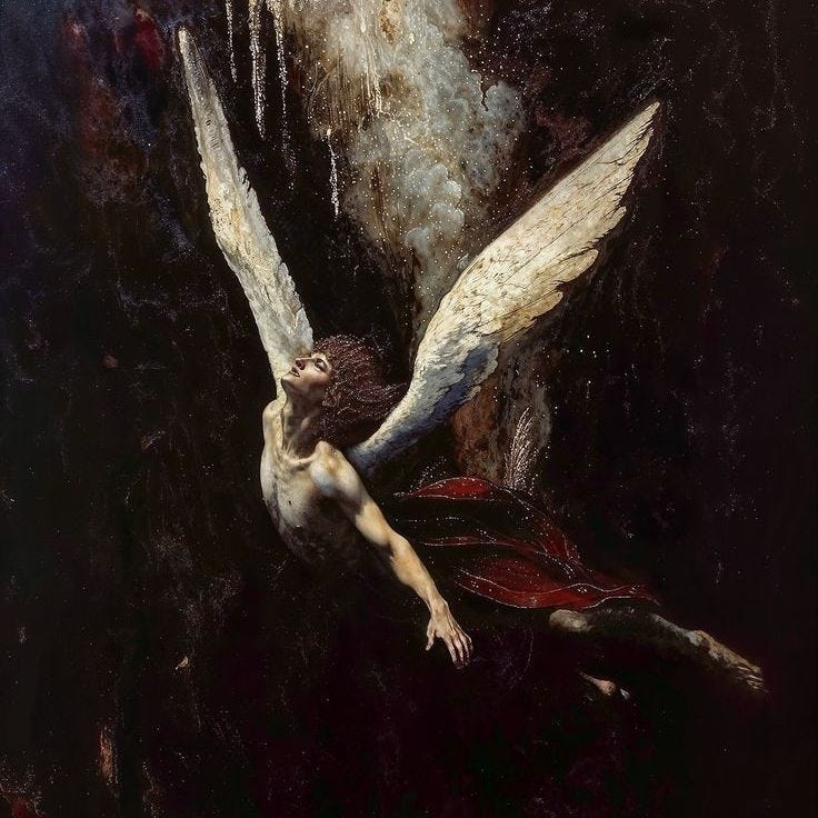 fallen from grace.. the descent. | by a very old god. | Nov, 2025 | Medium