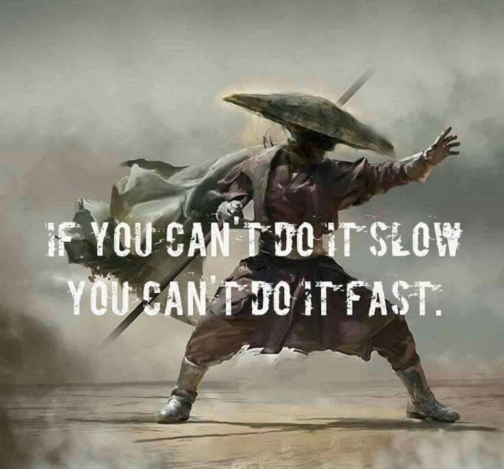 If you can’t do it slow, you can’t do it fast | by Josef Friedrich Kasz ...