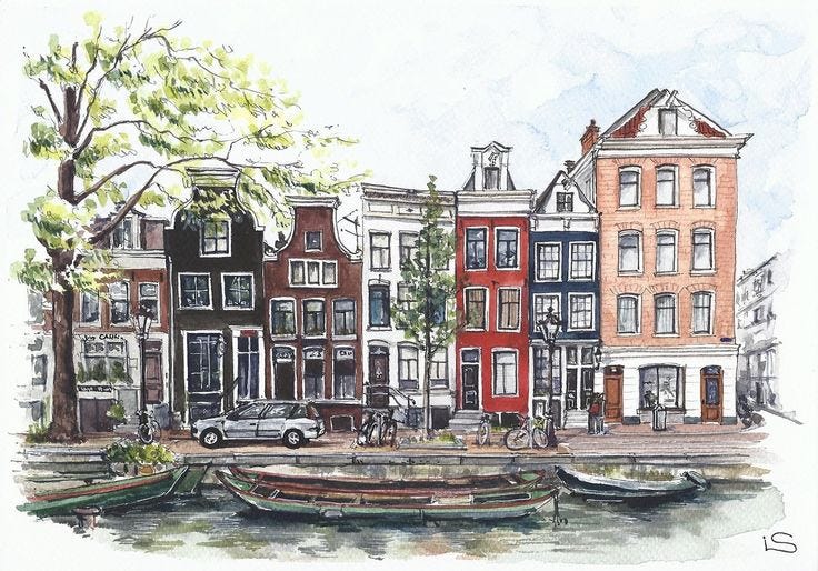 December 14, 2021. Under the beautiful sky of Amsterdam. | by eya | Medium