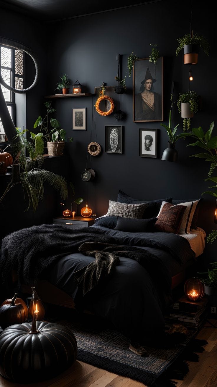 Creepy and Cozy: Welcoming Gothic Vibes into Your Bedroom | by Misool ...