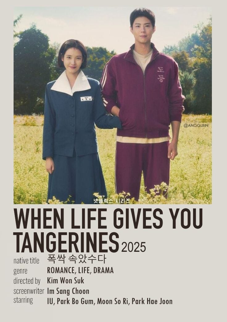 Why you should watch "When Life Gives You Tangerines" | by Eniokojie ...