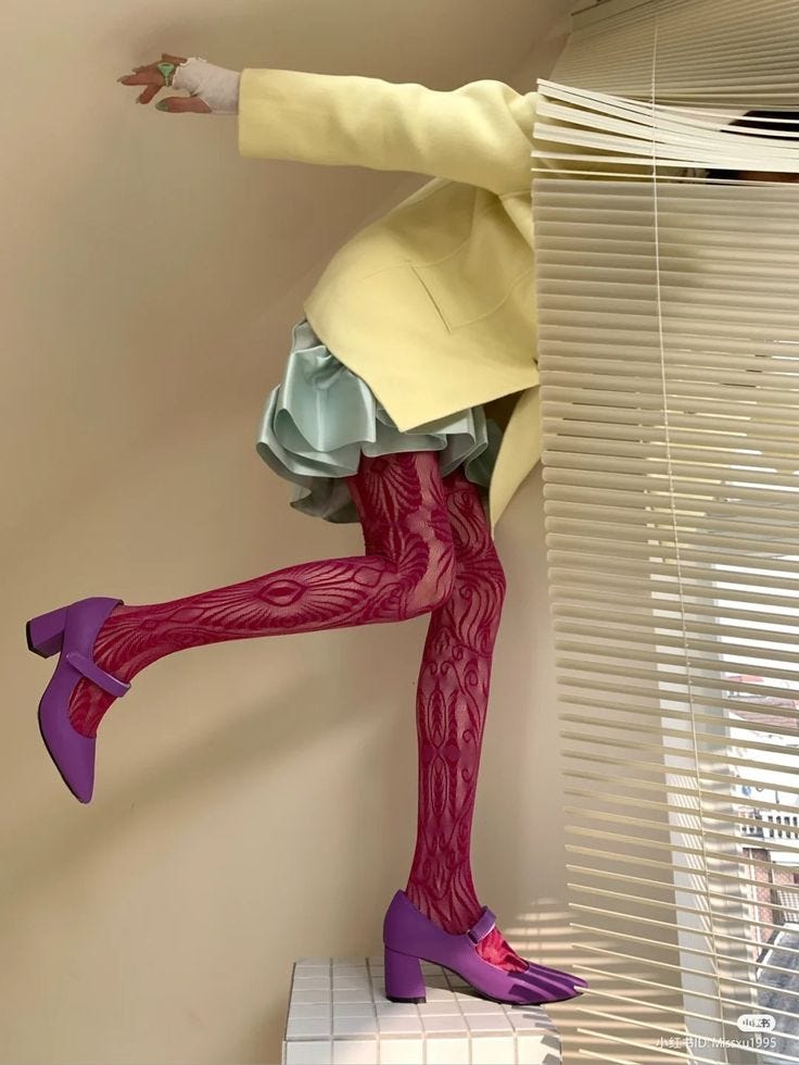 Bold & Beautiful: Mastering the Art of Styling Colored Tights | by ...