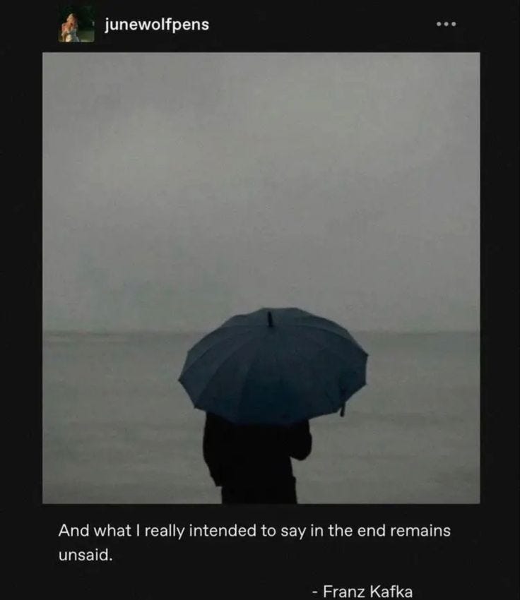 "The Weight of Unsaid Words". There’s a certain kind of silence that ...