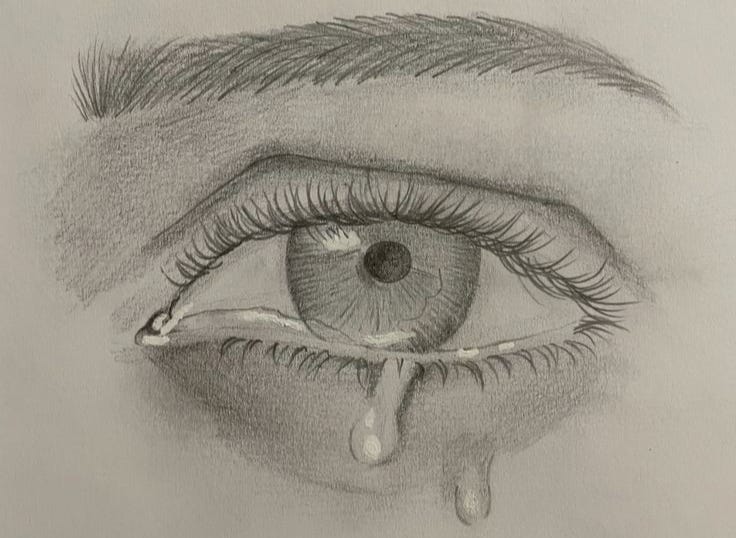 Tears are not a weakness. Photo from Pinterest | by Lychee | Medium