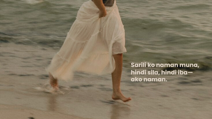 Sarili ko naman muna.. Litrato mula sa Pinterest | by Panulathara | Medium