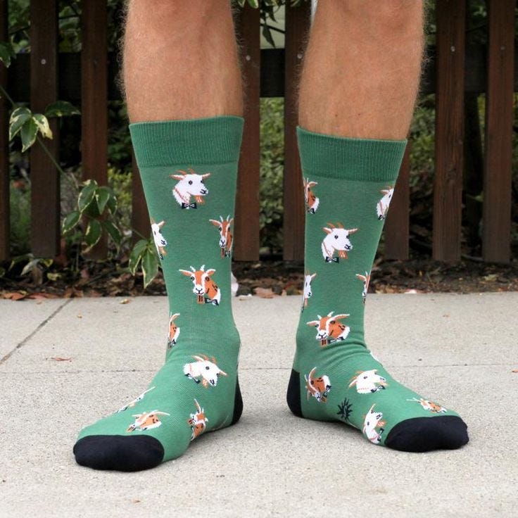 "The great battle of 'Man vs. Socks: The disappearing act of the ...