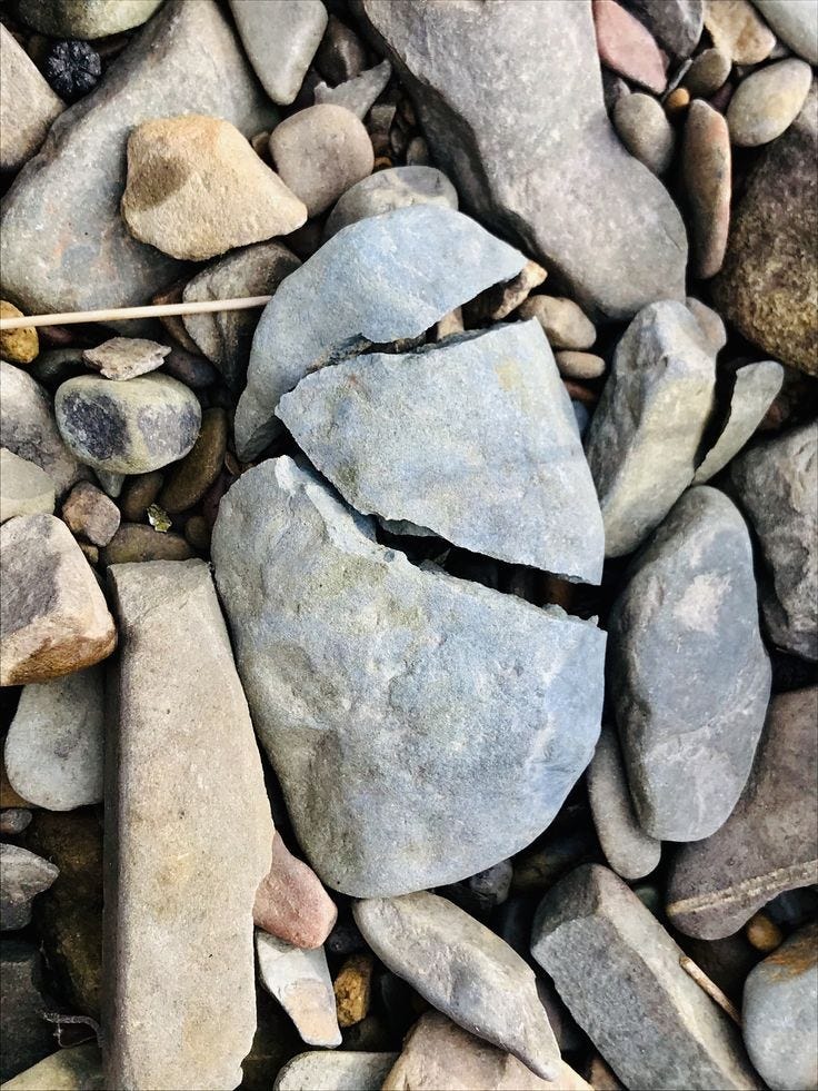 "The Strength in Being Broken". Sometimes bad things isn't really bad ...