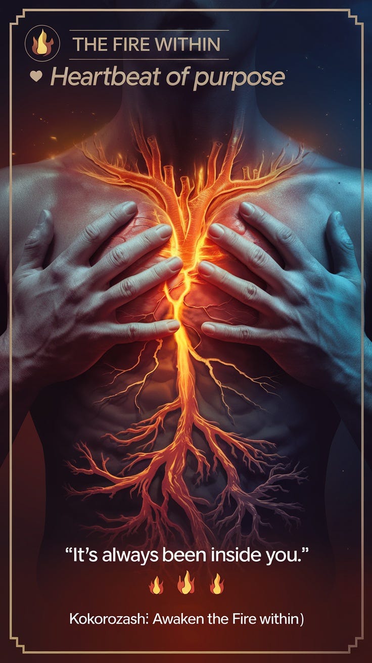 KOKORO-ZASHI (志). AWAKENING THE FIRE WITHIN | by Talking To Myslef ...