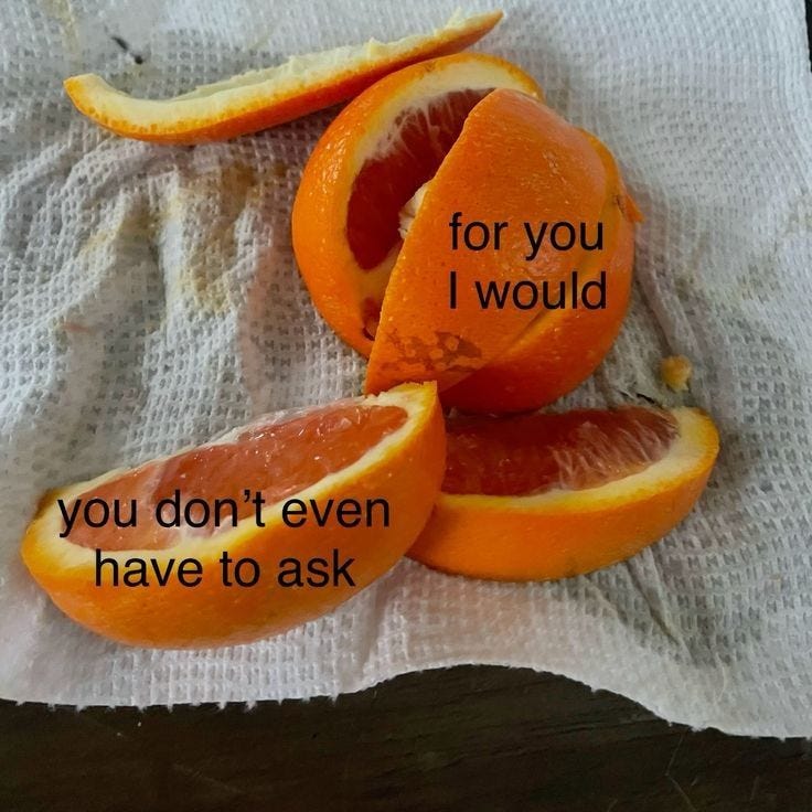 I would peel an orange for you | by ‎ ‎ ‎‎ | May, 2025 | Medium