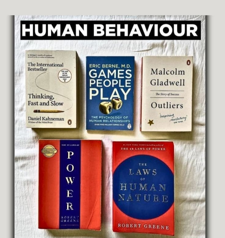 7 Books To Understand Human Behaviour In 2024 : | by Lokesh Ukey | Medium