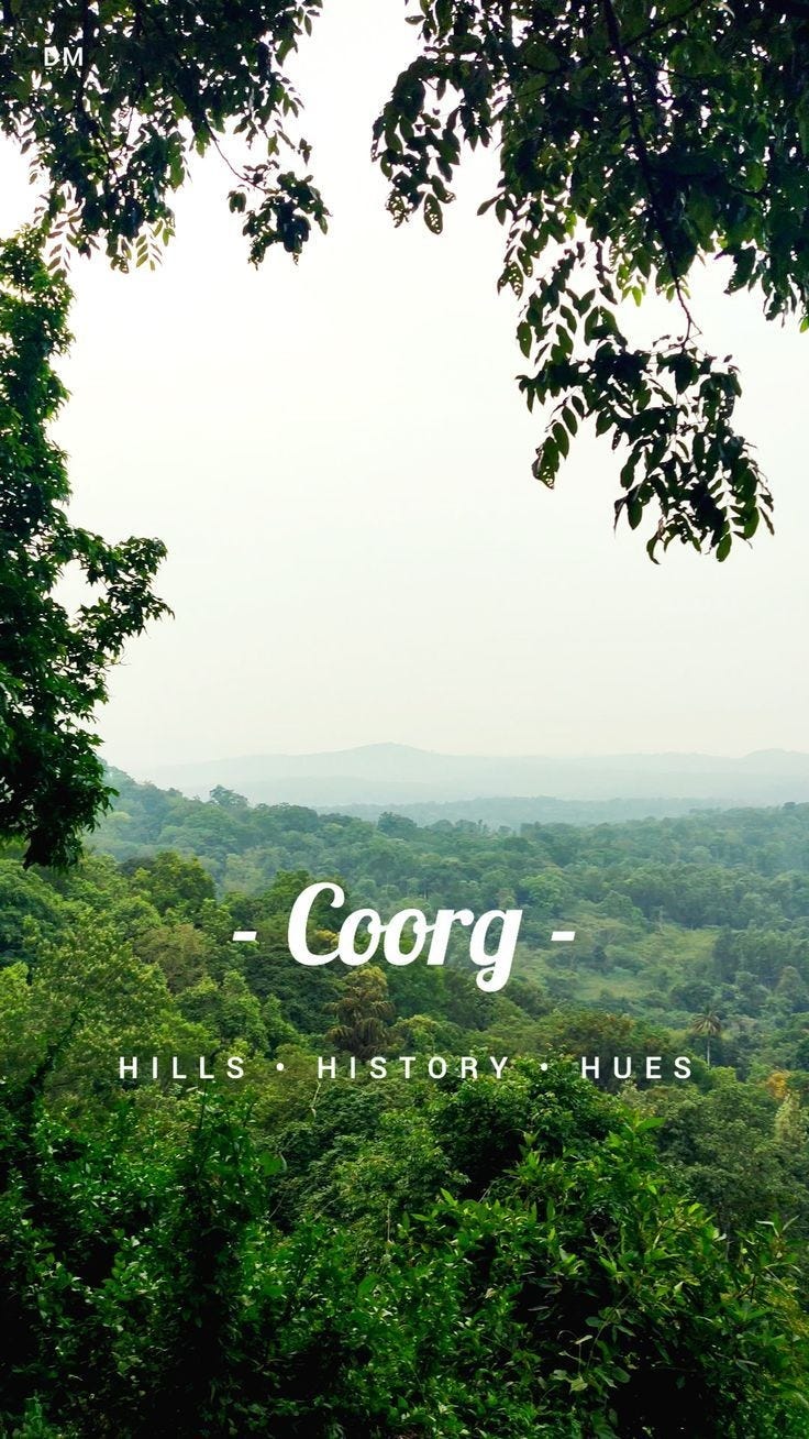 *Title:* Discovering Coorg's Charm: My Unforgettable First Visit | by ...