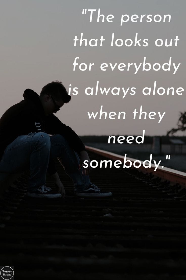 Feeling alone when somebody leaves can be a difficult and profound ...
