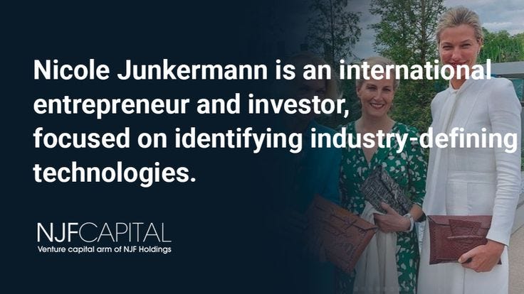 Nicole Junkermann: Shaping the Future of Innovation and Investment | by ...