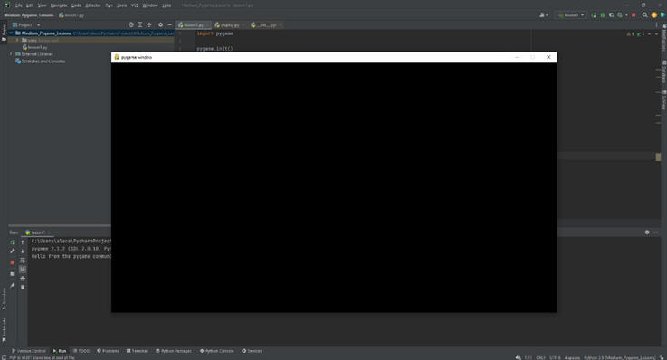 Python ile Oyun Geliştirme (Kurulum ve Pencere Oluşturma) #1 | by ...