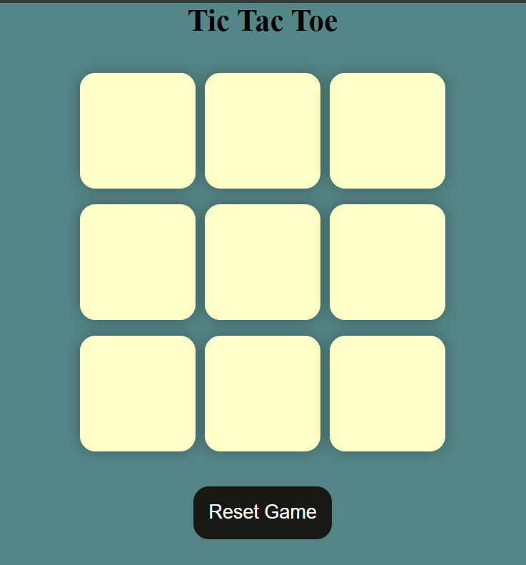Tic Tac Toe Game. Step 1: Setting Up the Basic Layout | by SHIWANSHI TRIPATHI | Medium