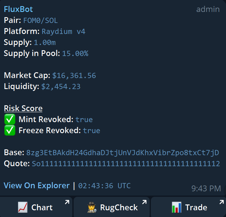 The Fluxbot Pool Sniper Tutorial. Get instant access to brand-new pools ...