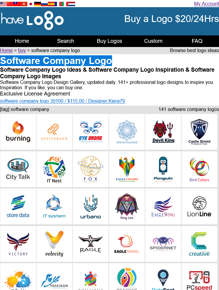 141+ Creative software company themed Logo Creator examples for ...