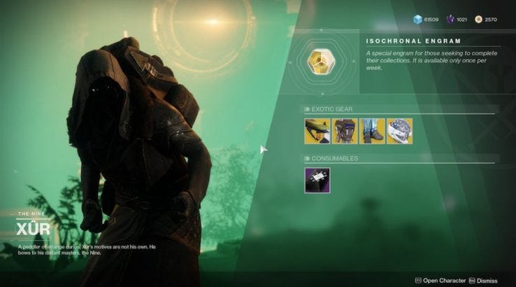 Destiny 2: Xur Exotic Armor, Weapon, and Recommendations for Dec 29–31 ...
