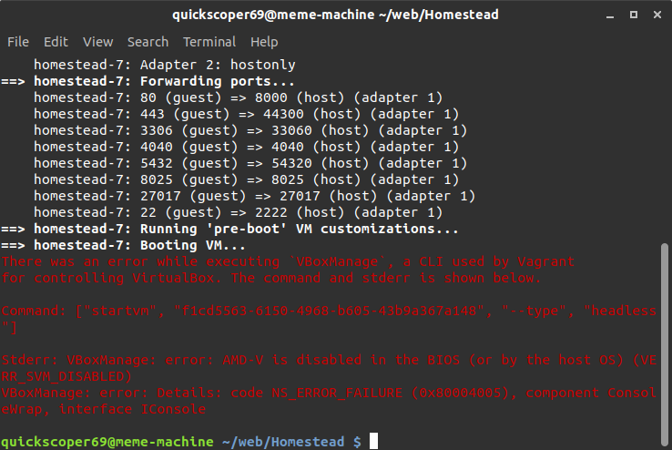 How to Fix “VBoxManage: error: AMD-V is disabled in the BIOS (or by the host OS)” When ...