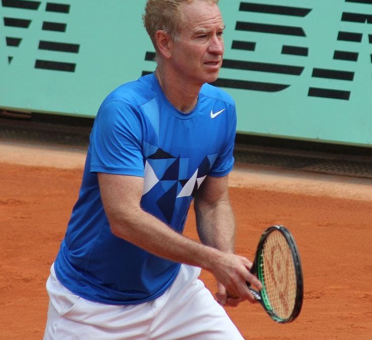 John McEnroe’s Best Moments. Though today’s tennis players have… | by ...