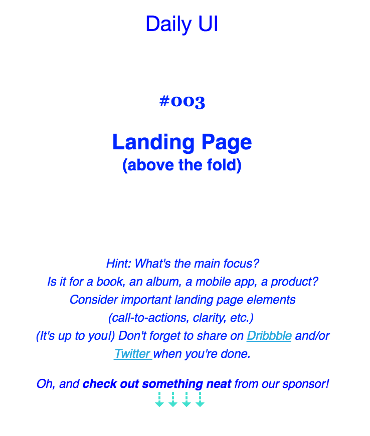 Daily UI 100days #003 Landing Page | by Wei Ting Weng | Medium