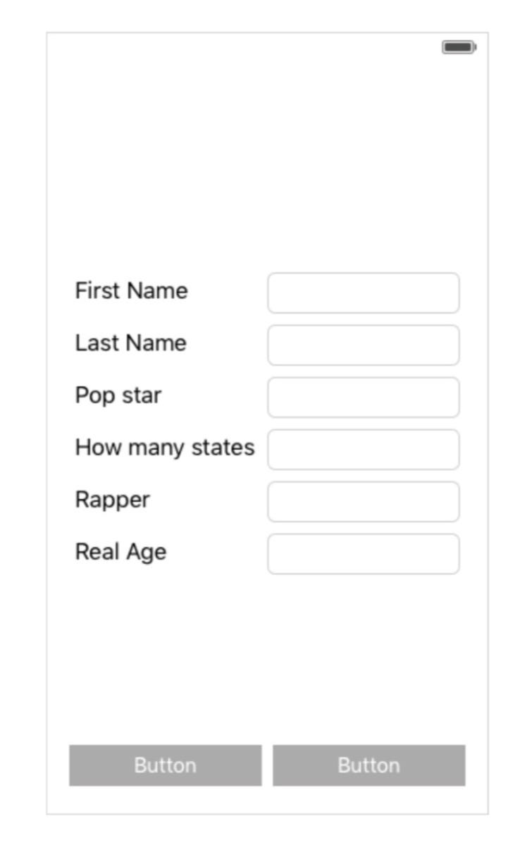Swift Auto Layout Example This Is A Easy Example To Build A By Fei 4798