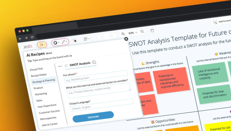 SWOT Analysis with AI: How to Generate on Ai Workspace Jeda.ai | by ...