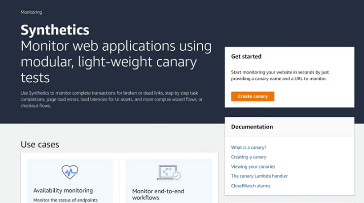 Synthetic Monitoring using AWS Canary & Cloudwatch | by Krishna Wattamwar | Medium
