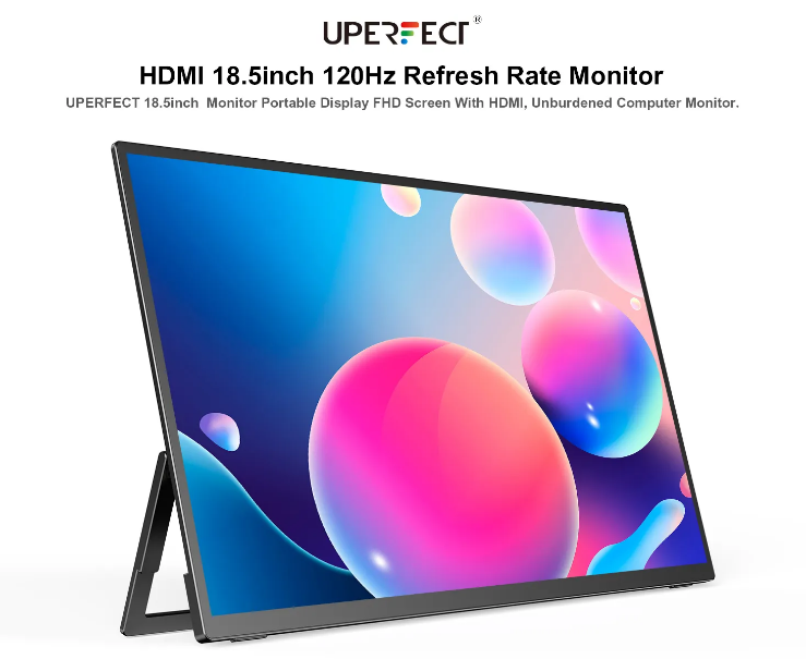 UPERFECT 18 UMax 18.5" Computer Monitor Portable 120hz Display FHD With ...