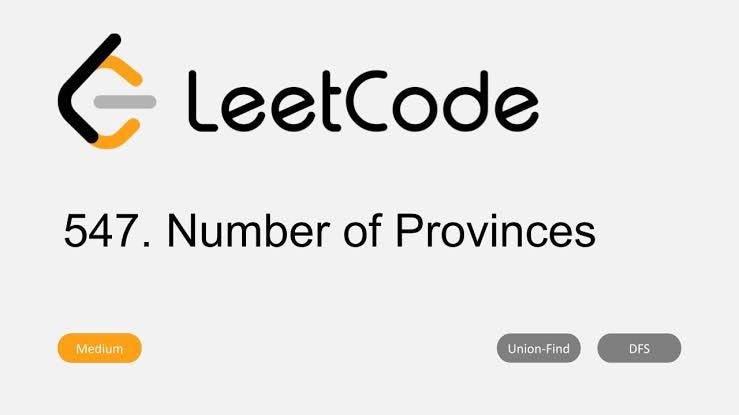 Leetcode Medium: Number of provinces (DFS) | by Ibrahim Lanre Adedimeji | Medium