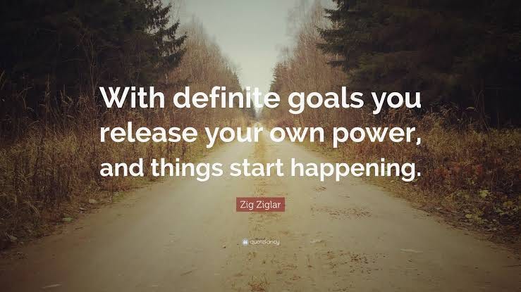 The power of definite goal.. Whatever a mind of human can conceive ...