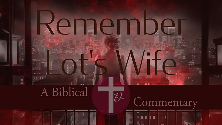 Remember Lot’s Wife: A Biblical Commentary | by Dawn Dyson Ministries | Medium