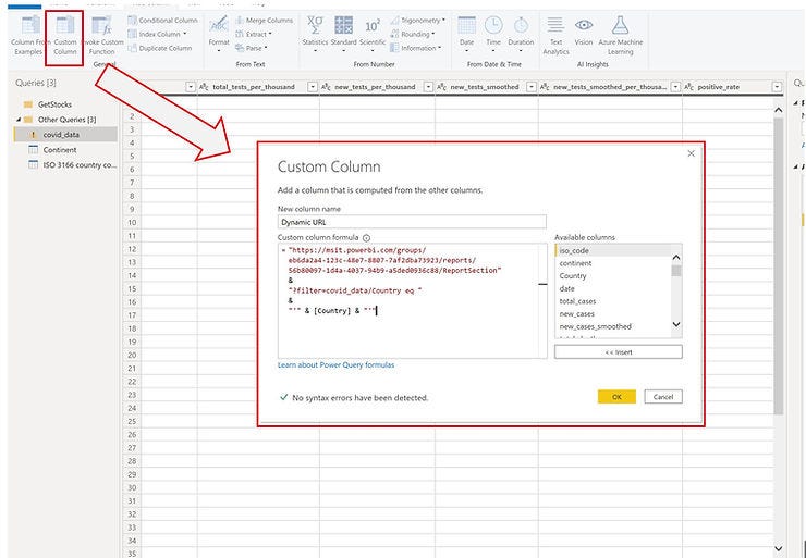 Dynamic embedded URLs in Power BI | by Data Pears | Medium