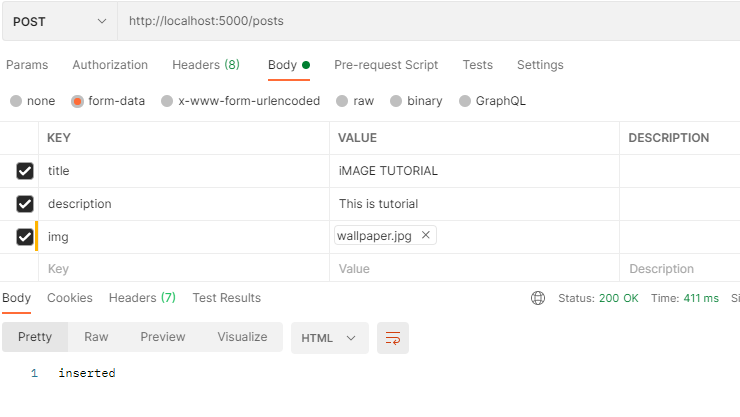 Upload a file to the server using express, multer, MongoDB. | by Harshit Parikh | Medium