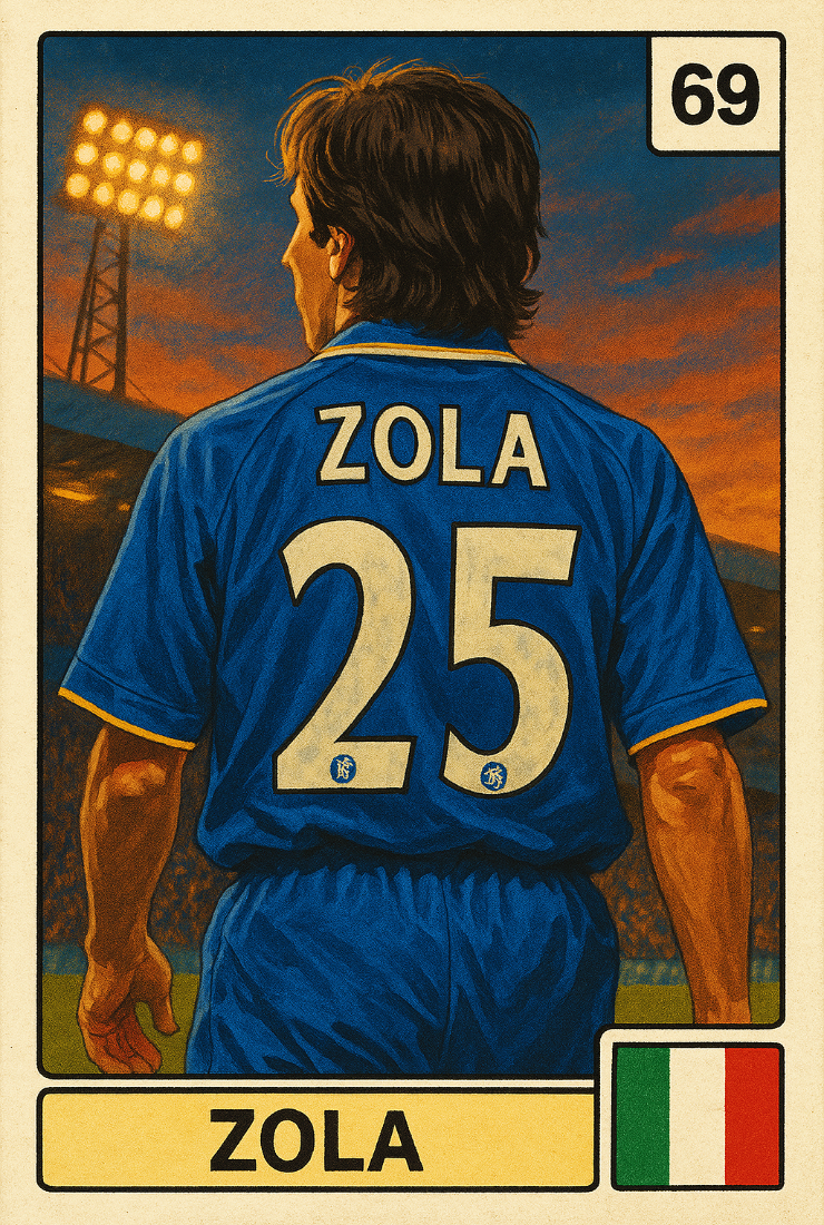90+9: Gianfranco Zola (69). Italy | by Rock Football | May, 2025 | Medium